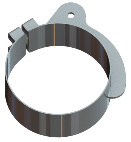 Freightliner Top Stack Clamp – Railsback Chrome Shop